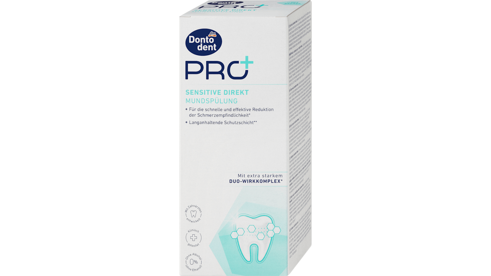 Tečnost za usta DONTODENT Pro+ sensitive direkt 400ml - Cenoteka