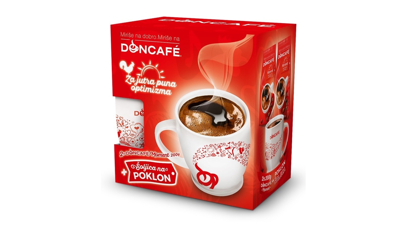 Kafa DONCAFE Džezverska 2x200g + šolja - Cenoteka