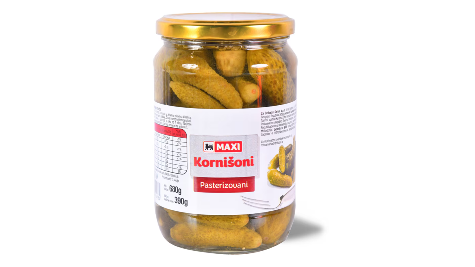Kornišoni MAXI 680g - Cene i Akcije