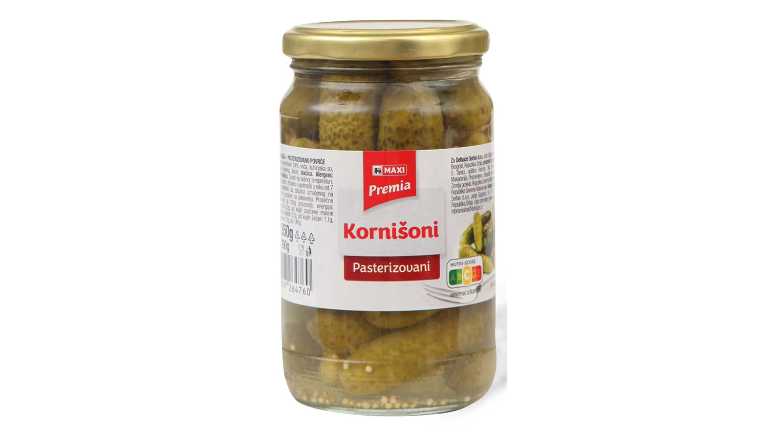KornišonI MAXI I klasa 350g - Cene i Akcije