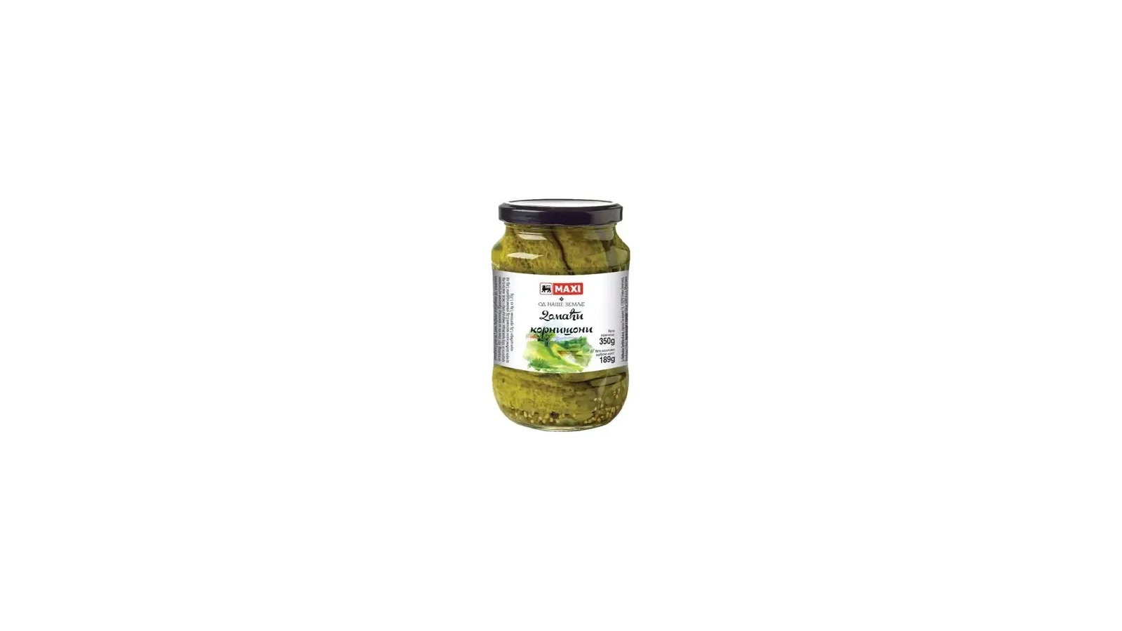 Kornišoni OD NAŠE ZEMLJE domaći 350g - Cenoteka