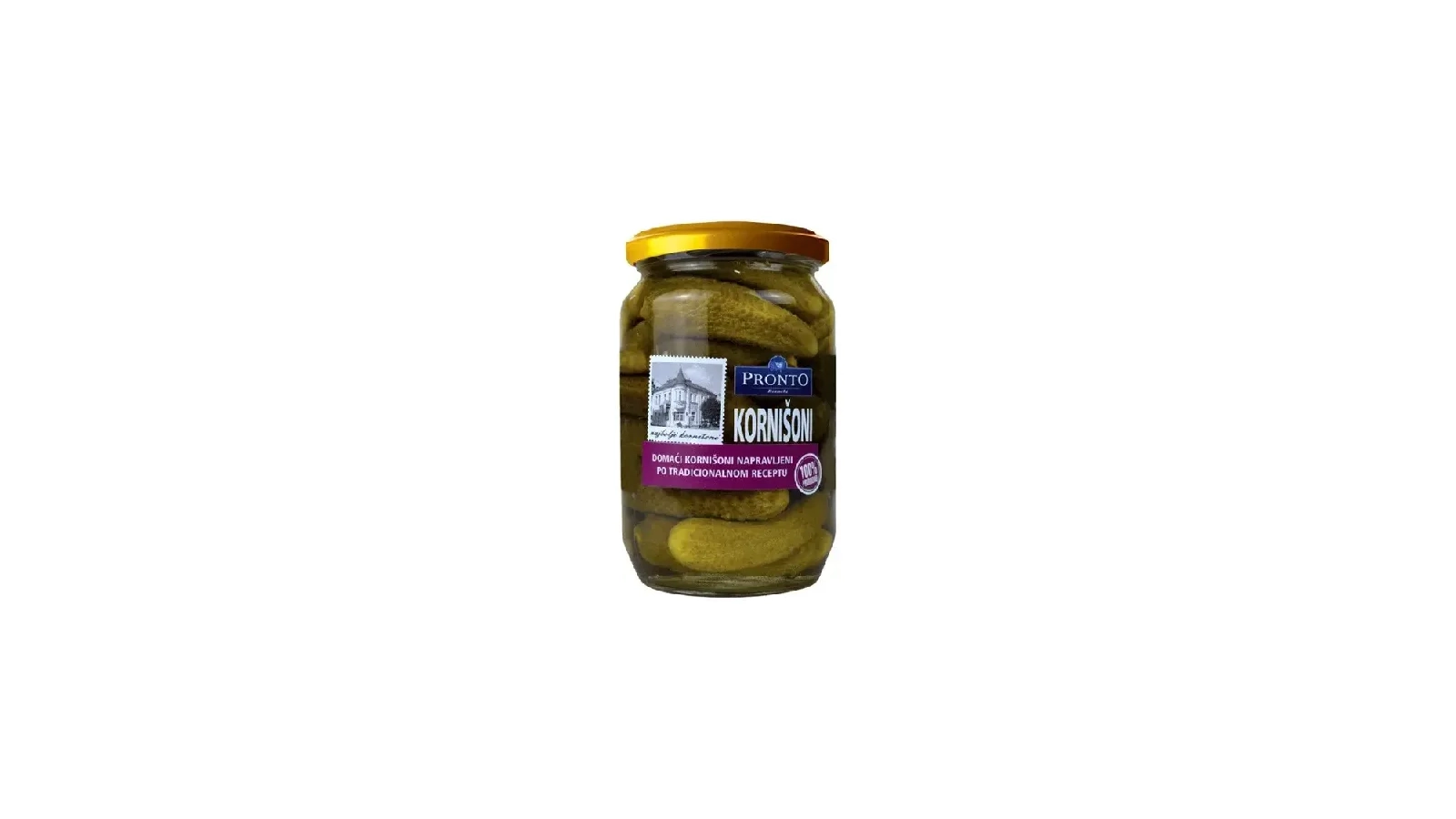 Kornišoni PRONTO 720ml - Cenoteka