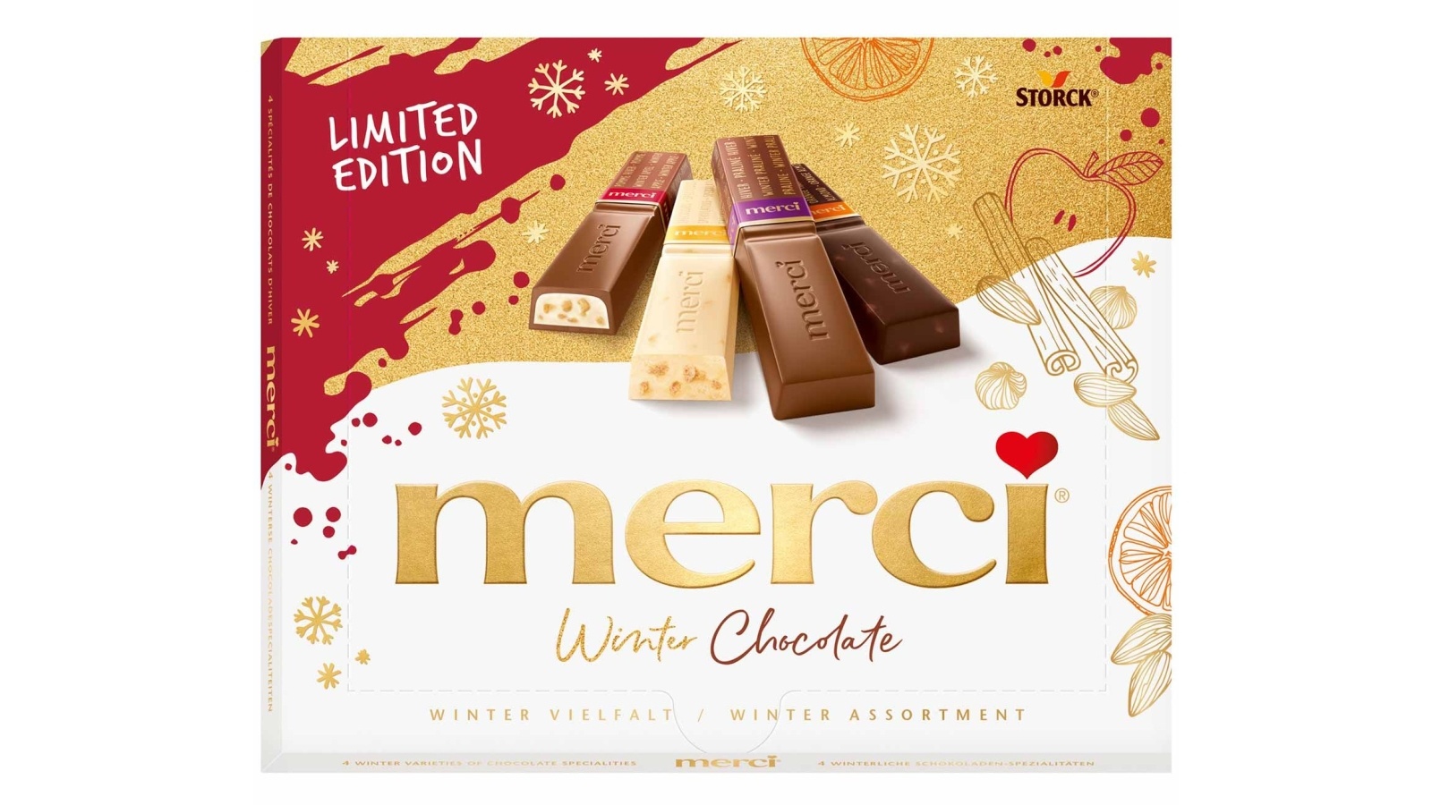 Bombonjera MERCI winter chocolate 250g - Cene i Akcije