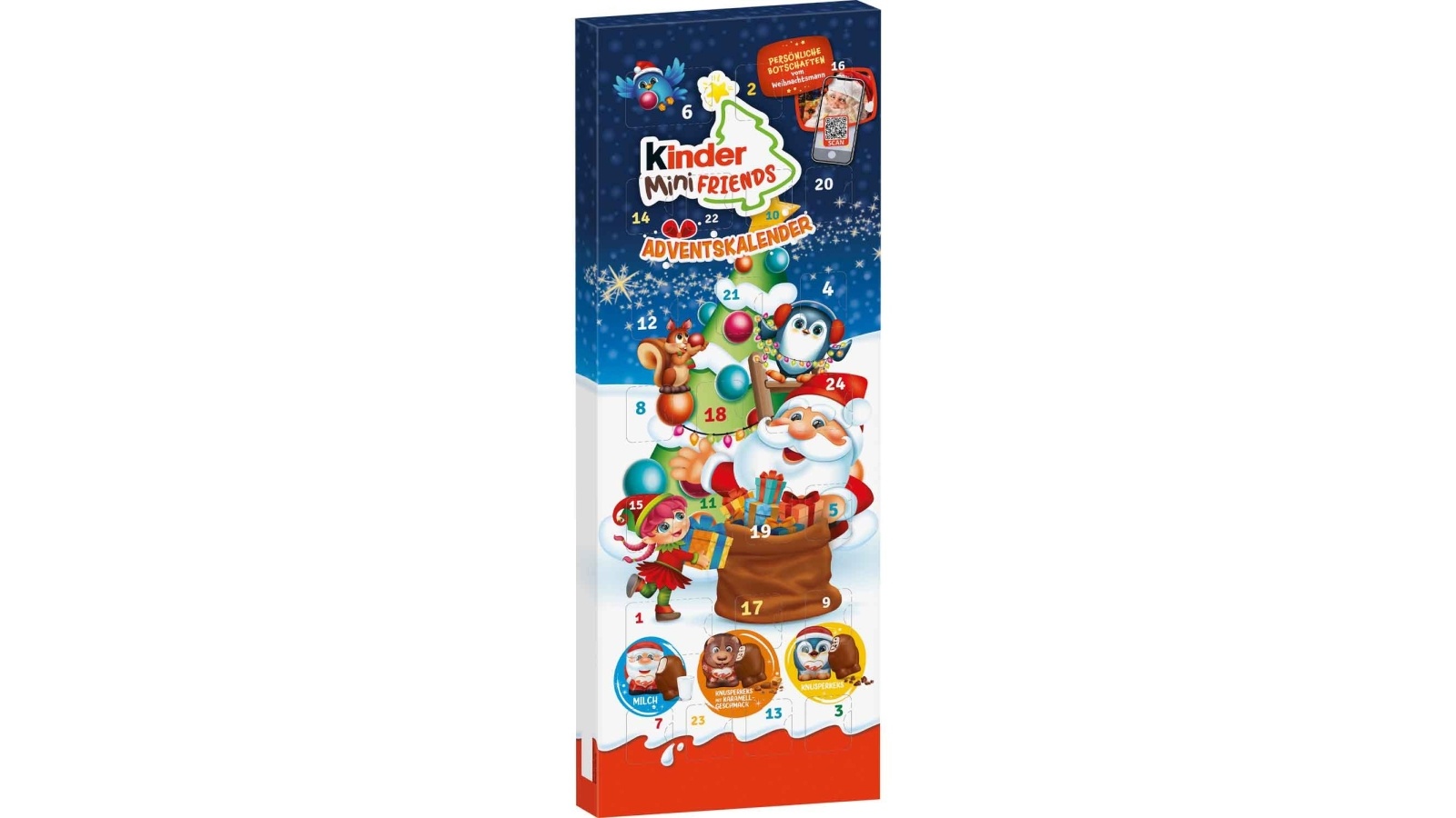 Čokoladice KINDER BUENO Adventski kalendar mini friends 164g - Cene i ...