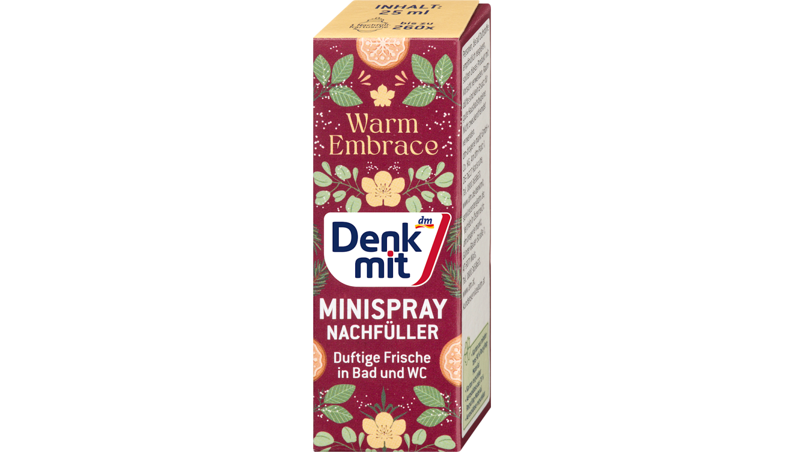 DENKMIT mini osveživač u spreju warm embrace 25ml - Cenoteka