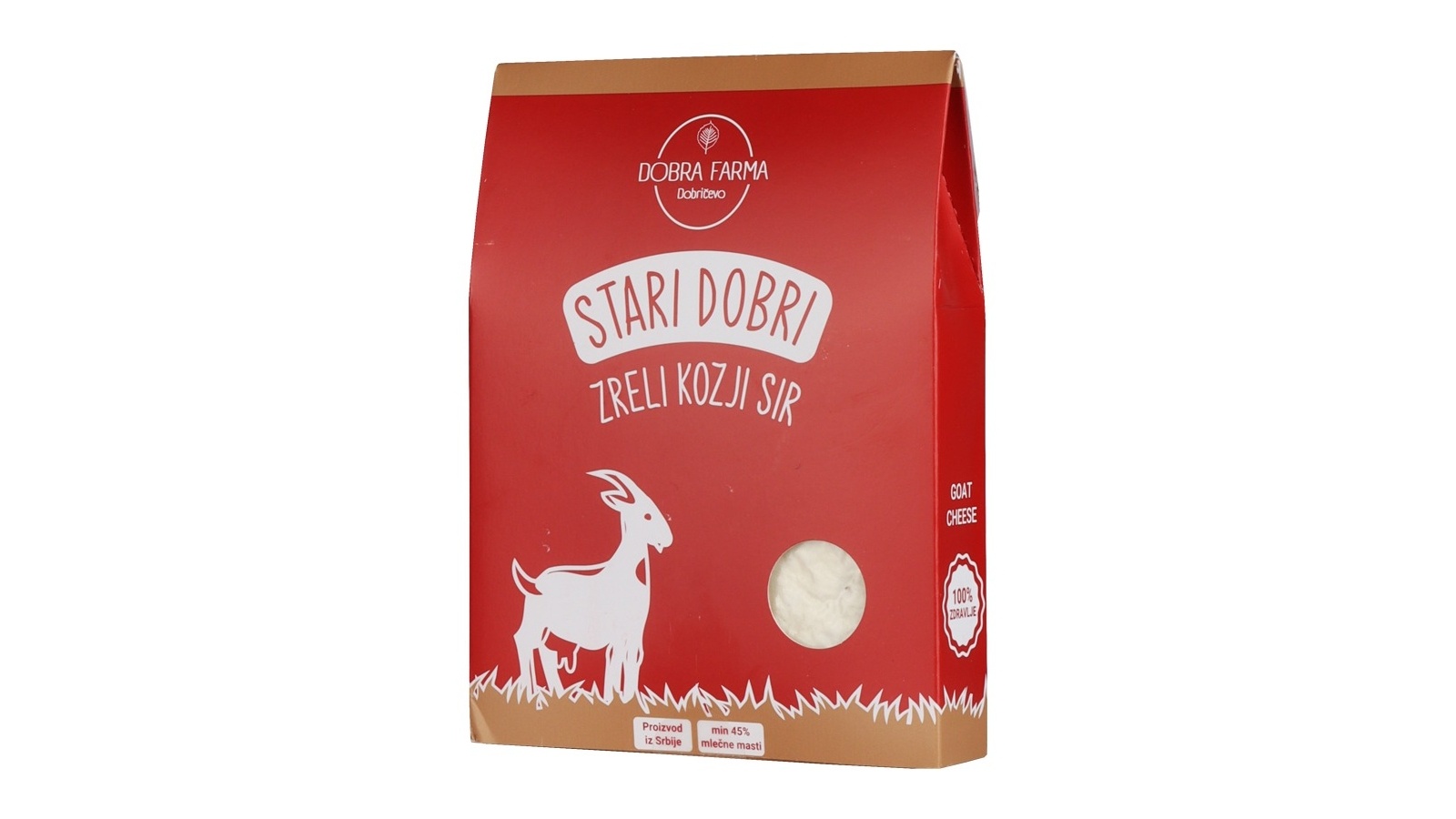 DOBRA FARMA Stari dobri zreli koziji sir 200g - Cenoteka