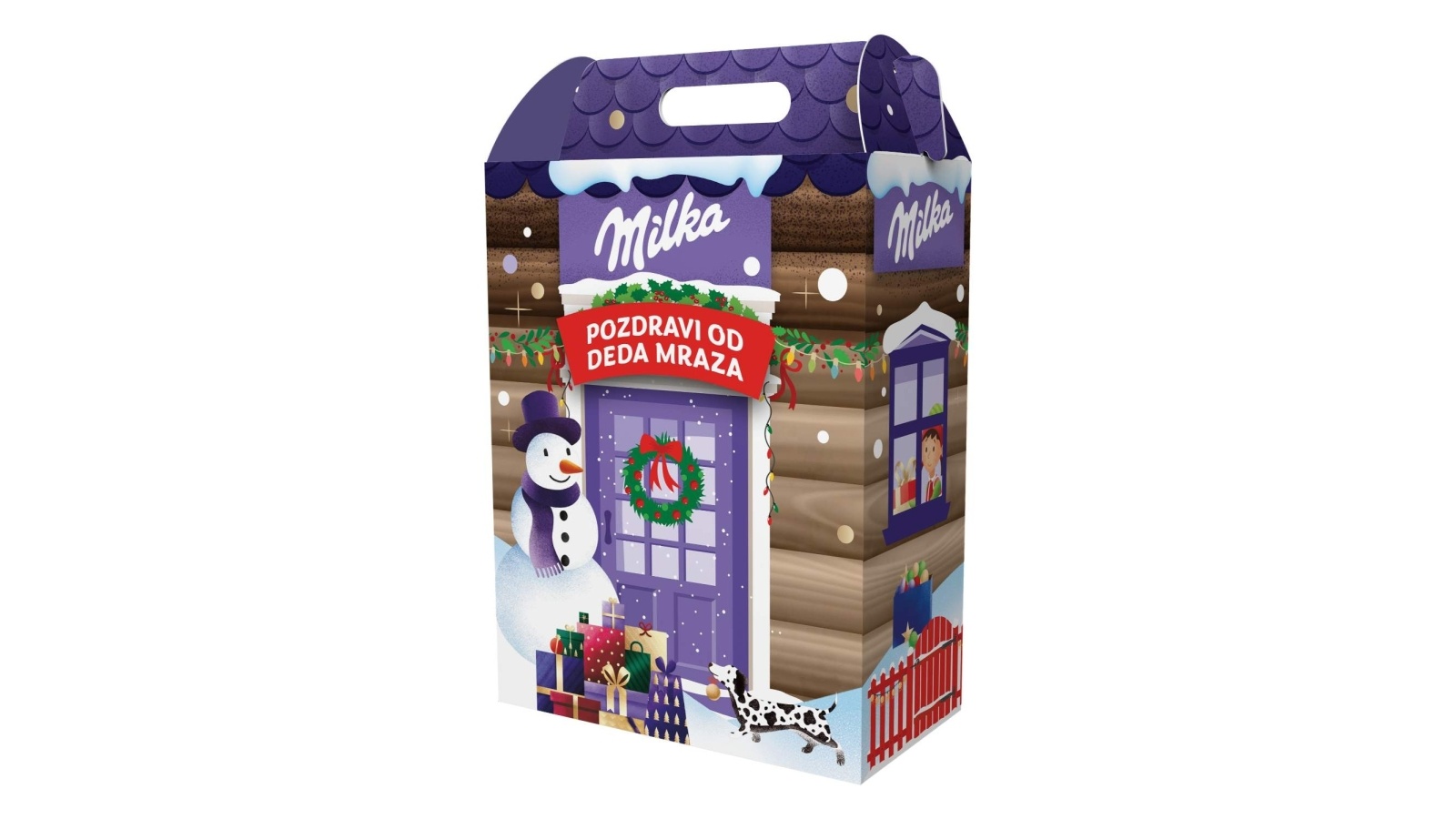 Novogodišnji paketić MILKA Xmas kućica 843,5g - Cenoteka