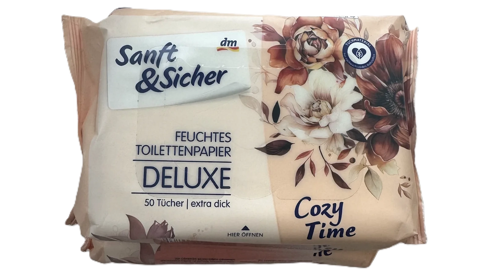 Vlažni toalet papir SANFT&SICHER cozy time 2x50kom - Cenoteka