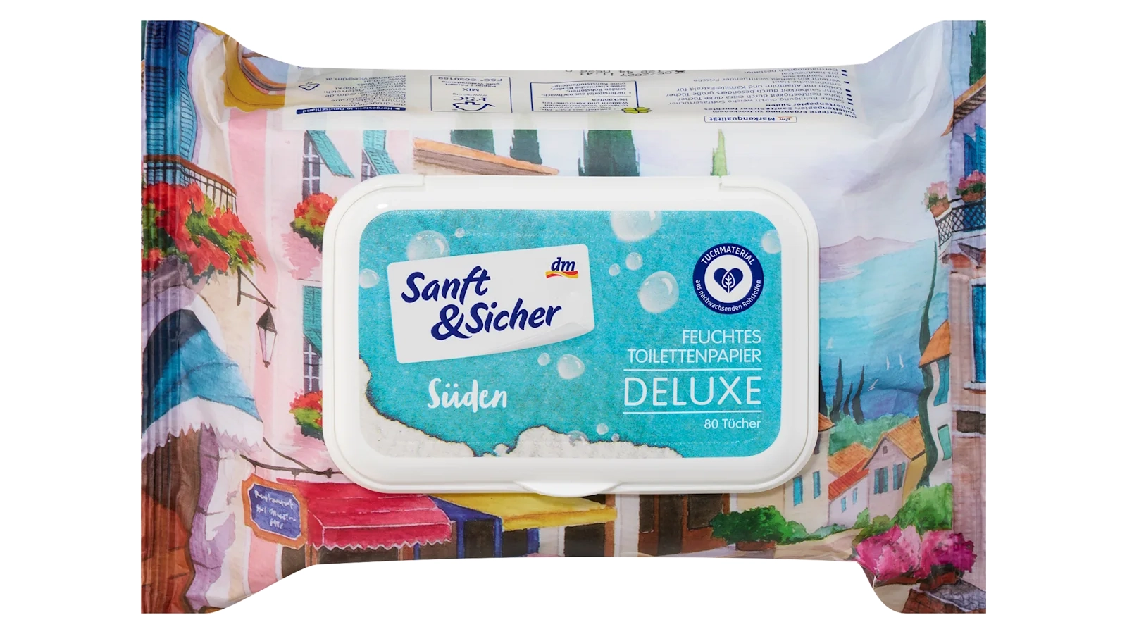Vlažni toalet papir SANFT&SICHER Deluxe 80kom - Cenoteka