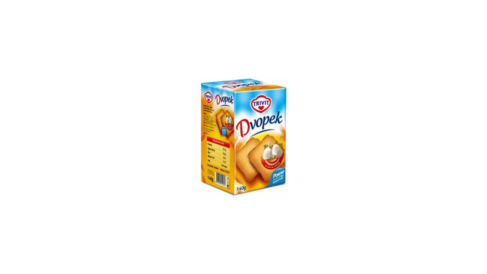 Dvopek TRIVIT beli luk 140g - Cene i Akcije