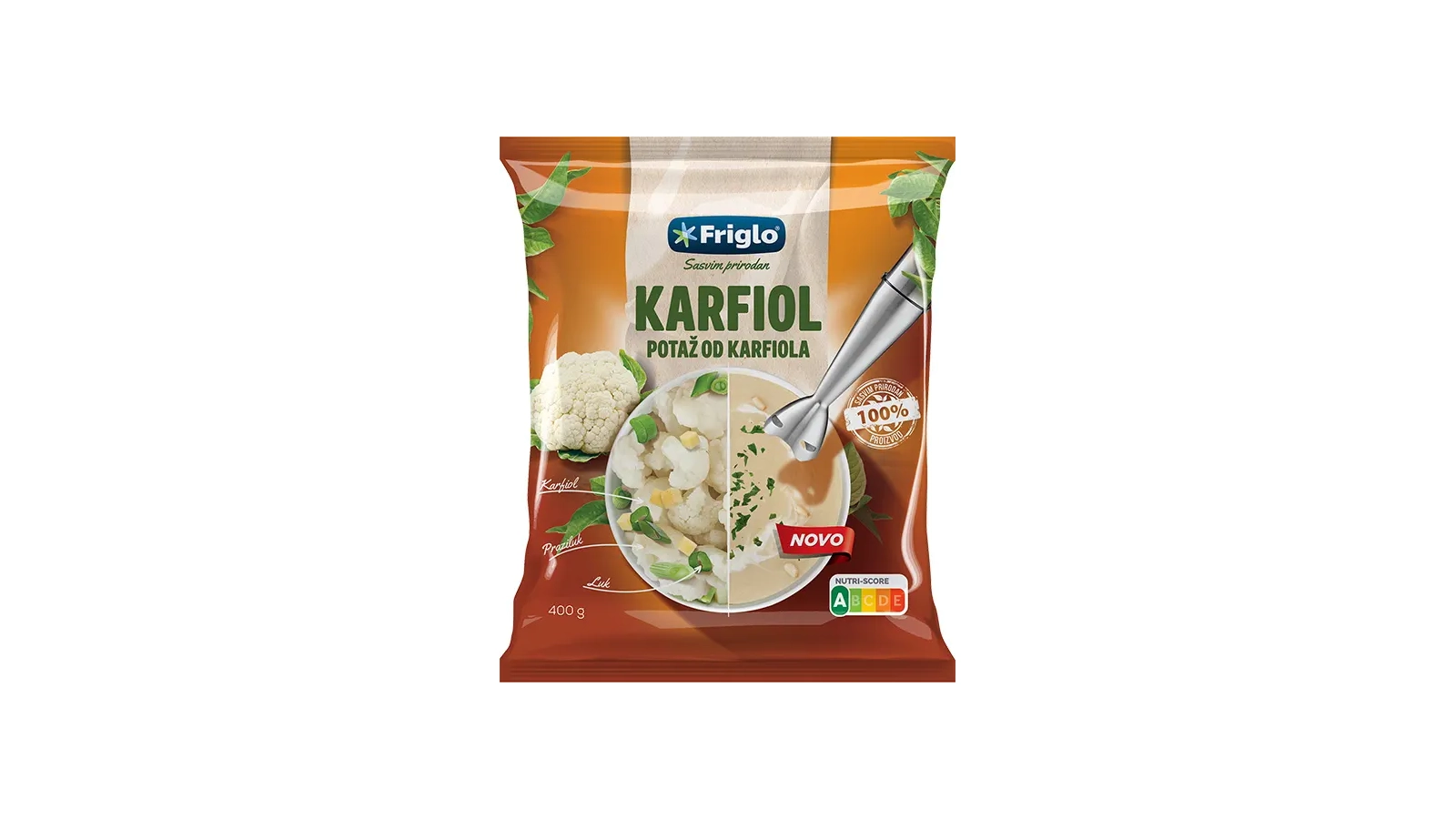 FRIGLO potaž od karfiola 400g - Cenoteka