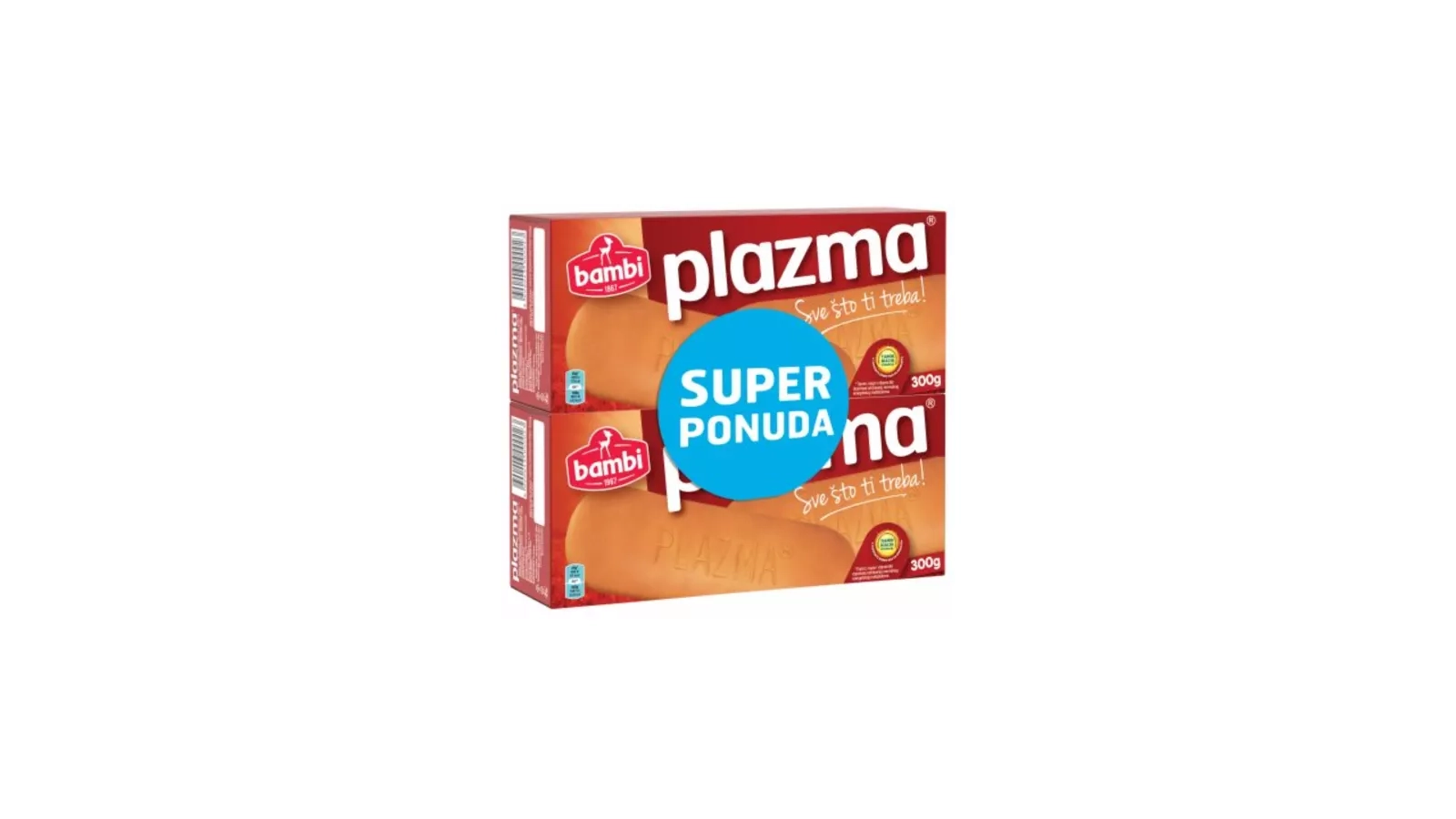 Keks PLAZMA 2x300g - Cene i Akcije