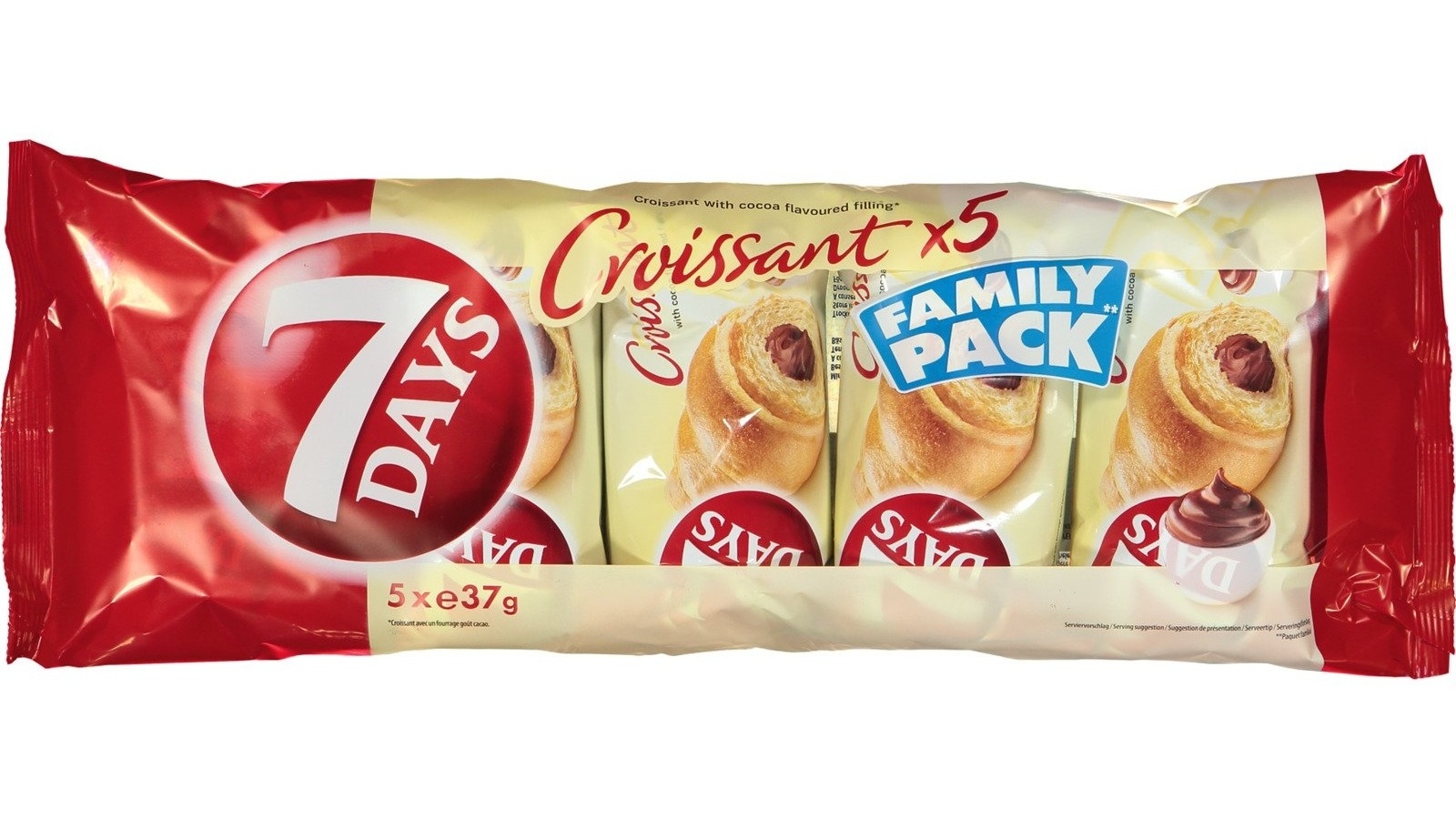 Kroasan 7 DAYS Croissant kakao 5x50g - Cene i Akcije