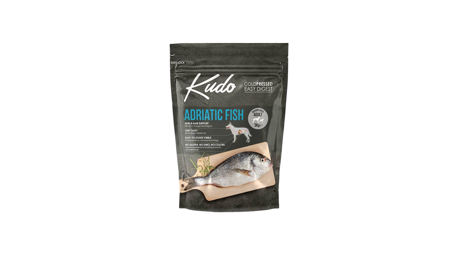 KUDO Mini adult hrana za pse adriatic fish 3kg - Cene i Akcije