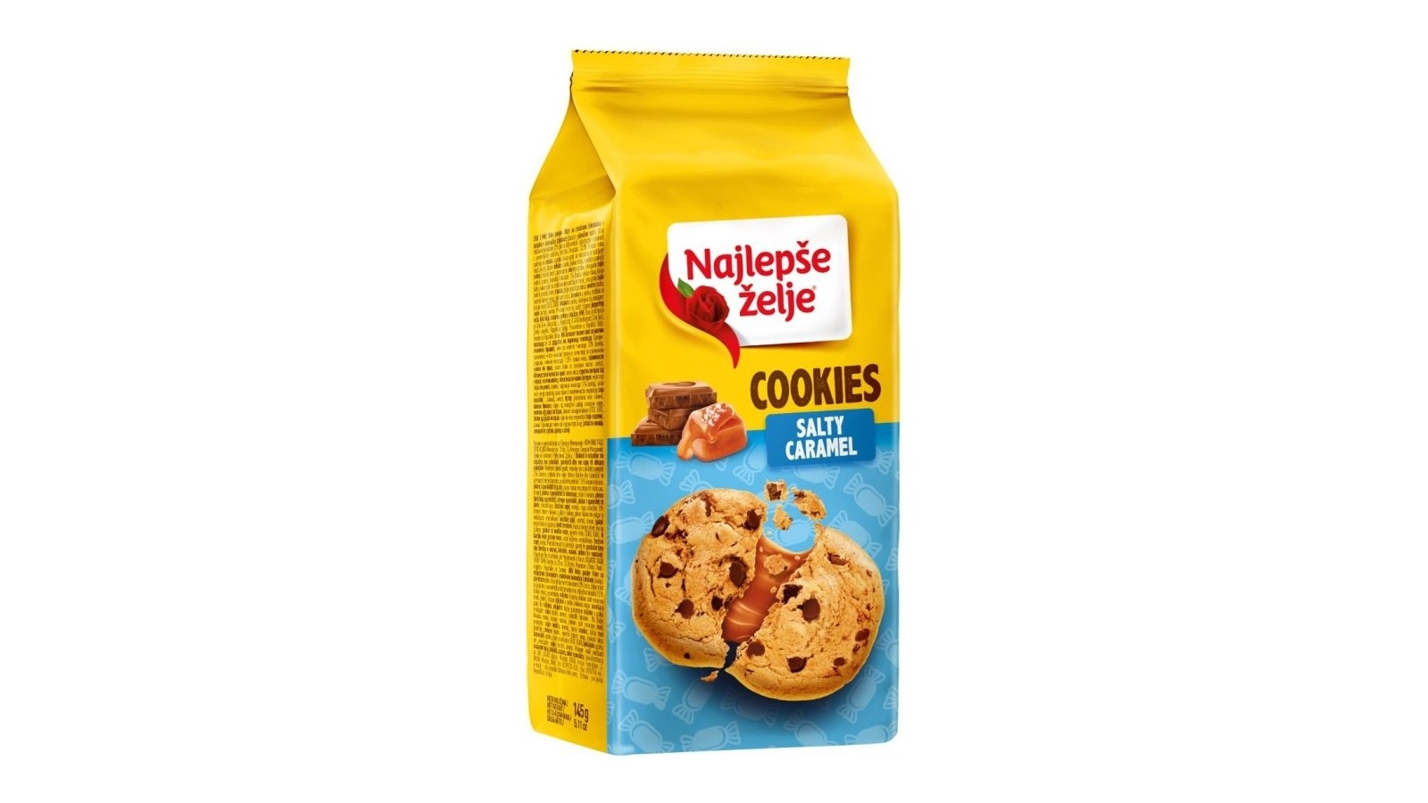 NAJLEPŠE ŽELJE Cookies karamela 145G - Cene i Akcije