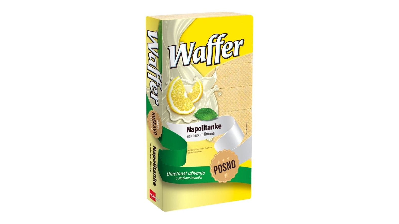 Napolitanka WAFFER limun 400g - Cenoteka