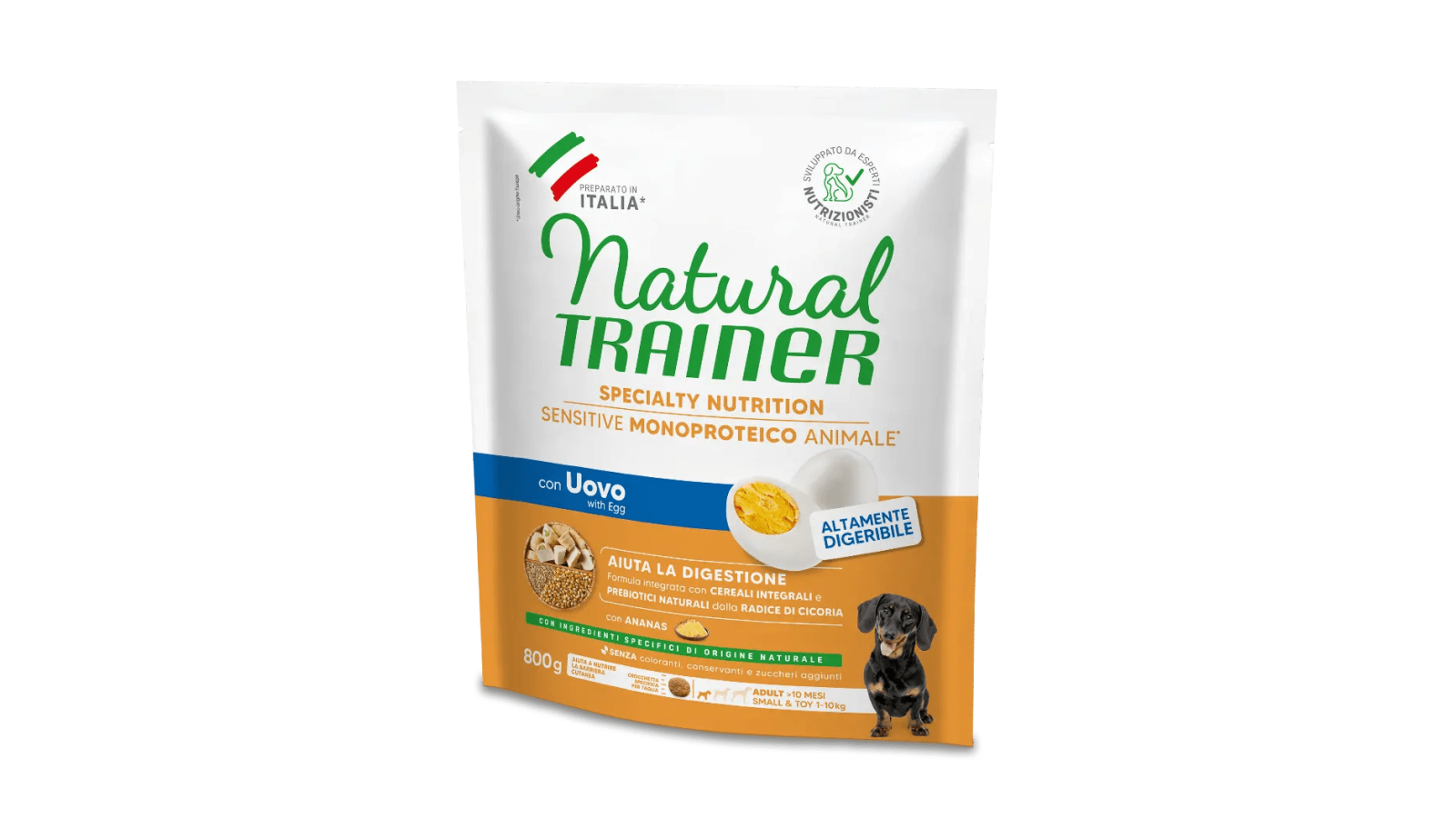 NATURAL TRAINER Sensitive hrana za pse bez glutena jaje 800g - Cenoteka