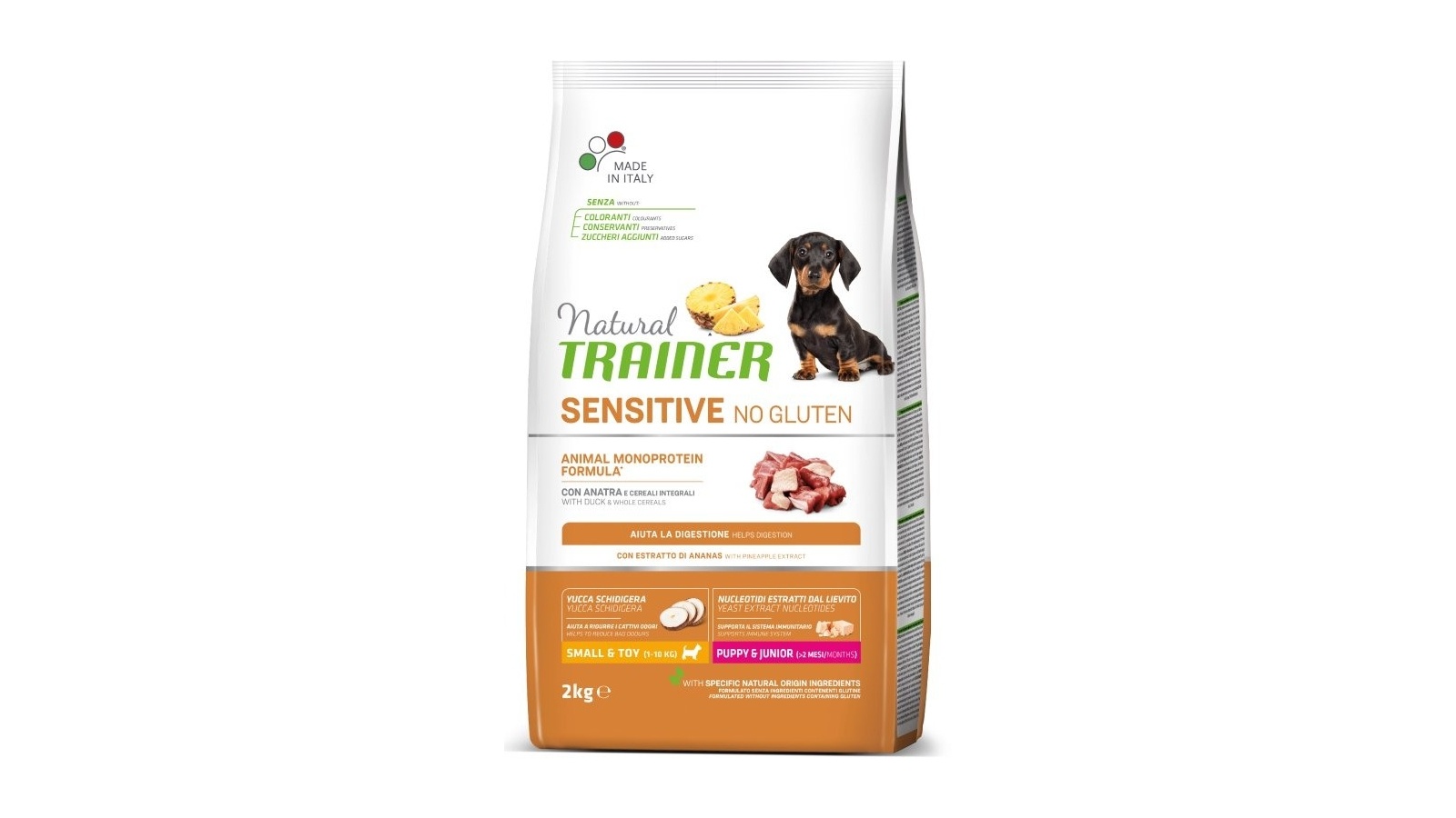 NATURAL TRAINER Sensitive puppy&junior small&toy pačetina 2kg - Cene i ...