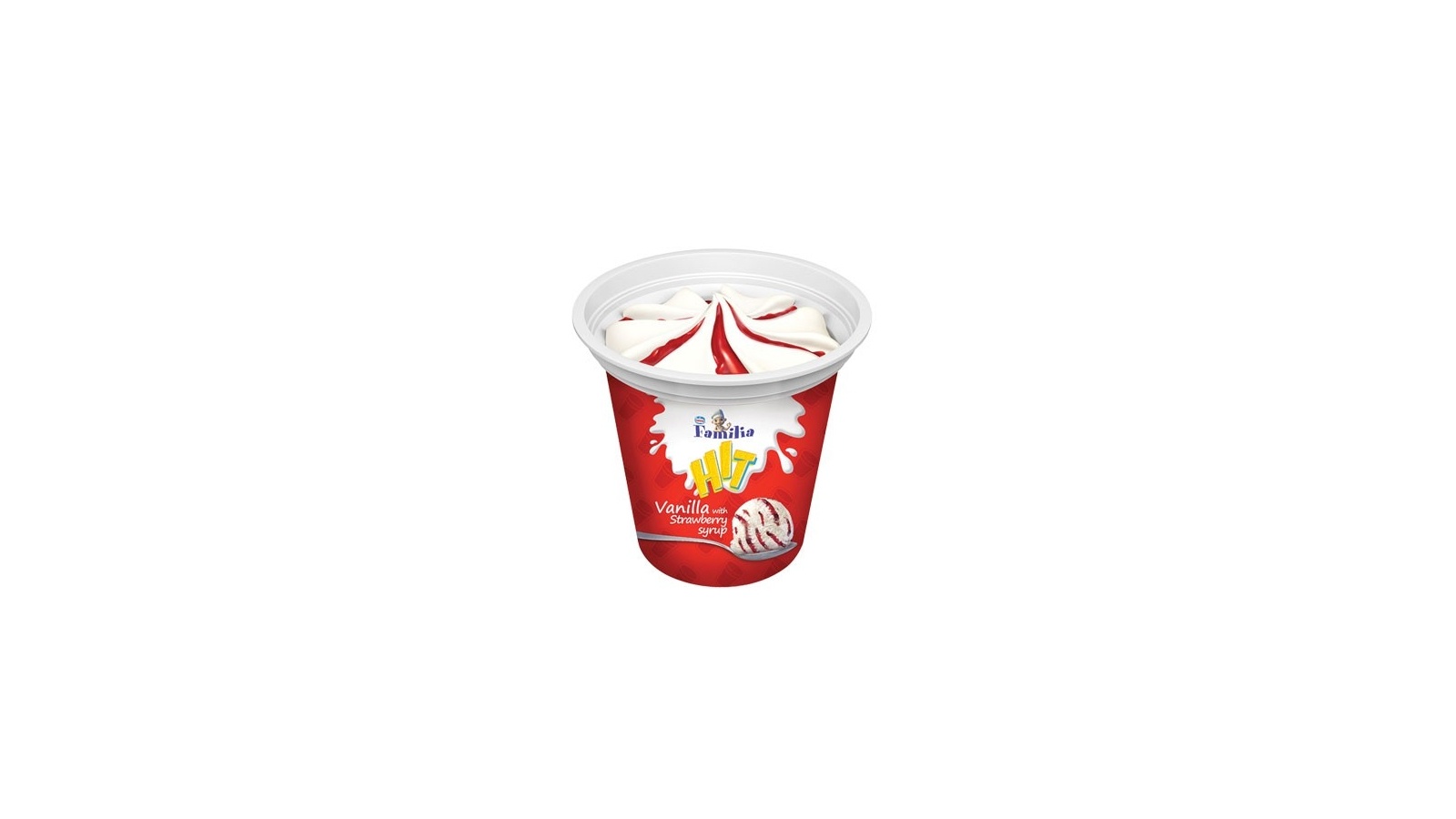 Sladoled FAMILIA Hit vanila čaša 130ml - Cenoteka