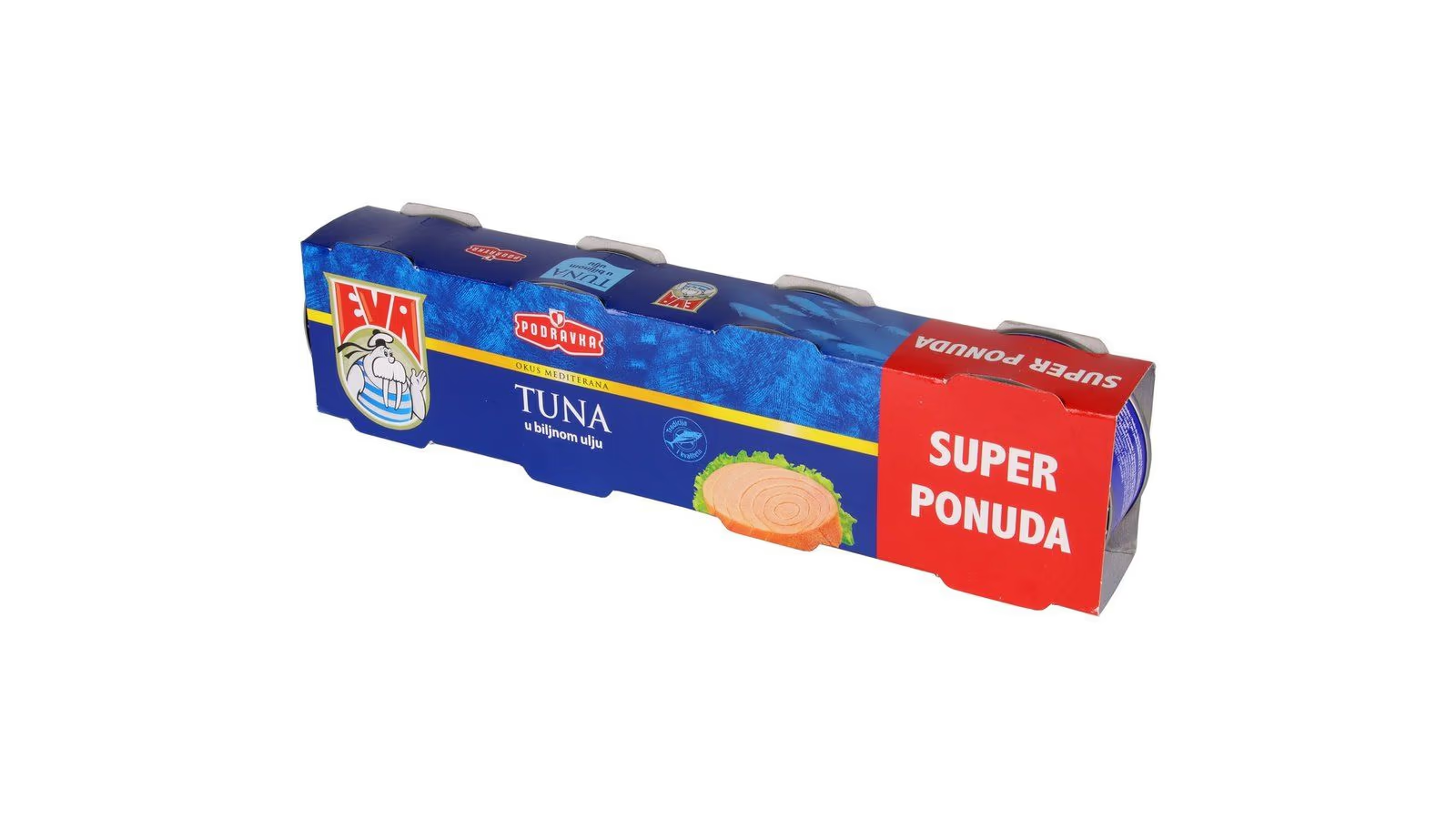 Tunjevina EVA komadi u biljnom ulju 4x80g - Cene i Akcije