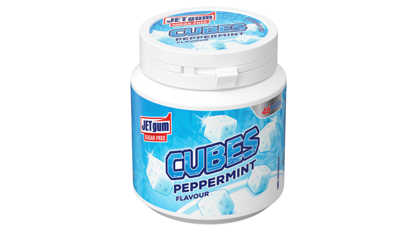 Žvake JETGUM Cubes 92g - Cenoteka