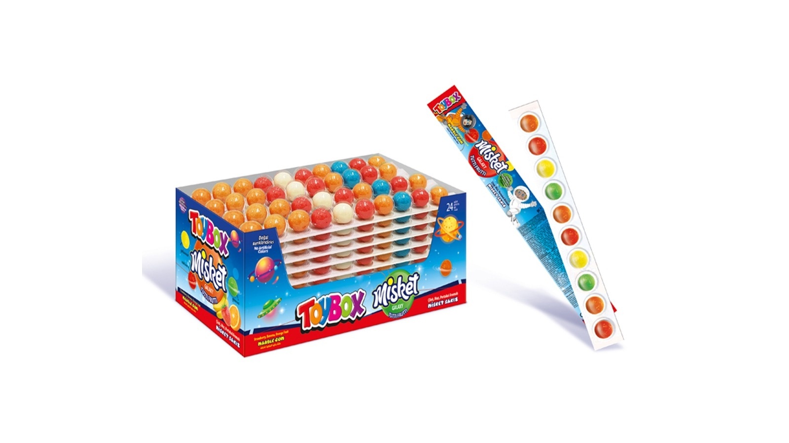 Žvake TOY BOX Misket u nizu 23g 10kom - Cene i Akcije