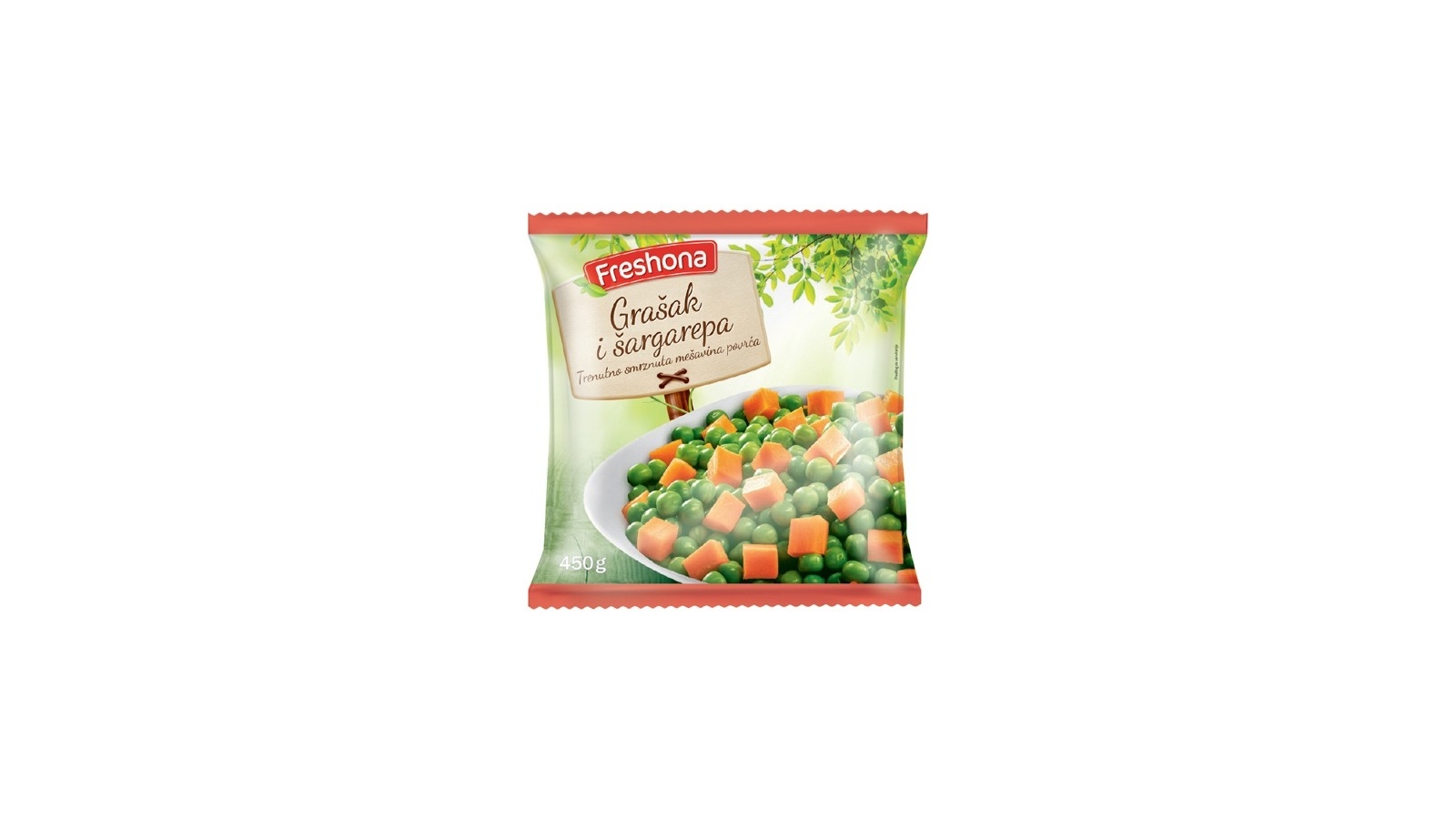 FRESHONA grašak i šargarepa 450g - Cene i Akcije