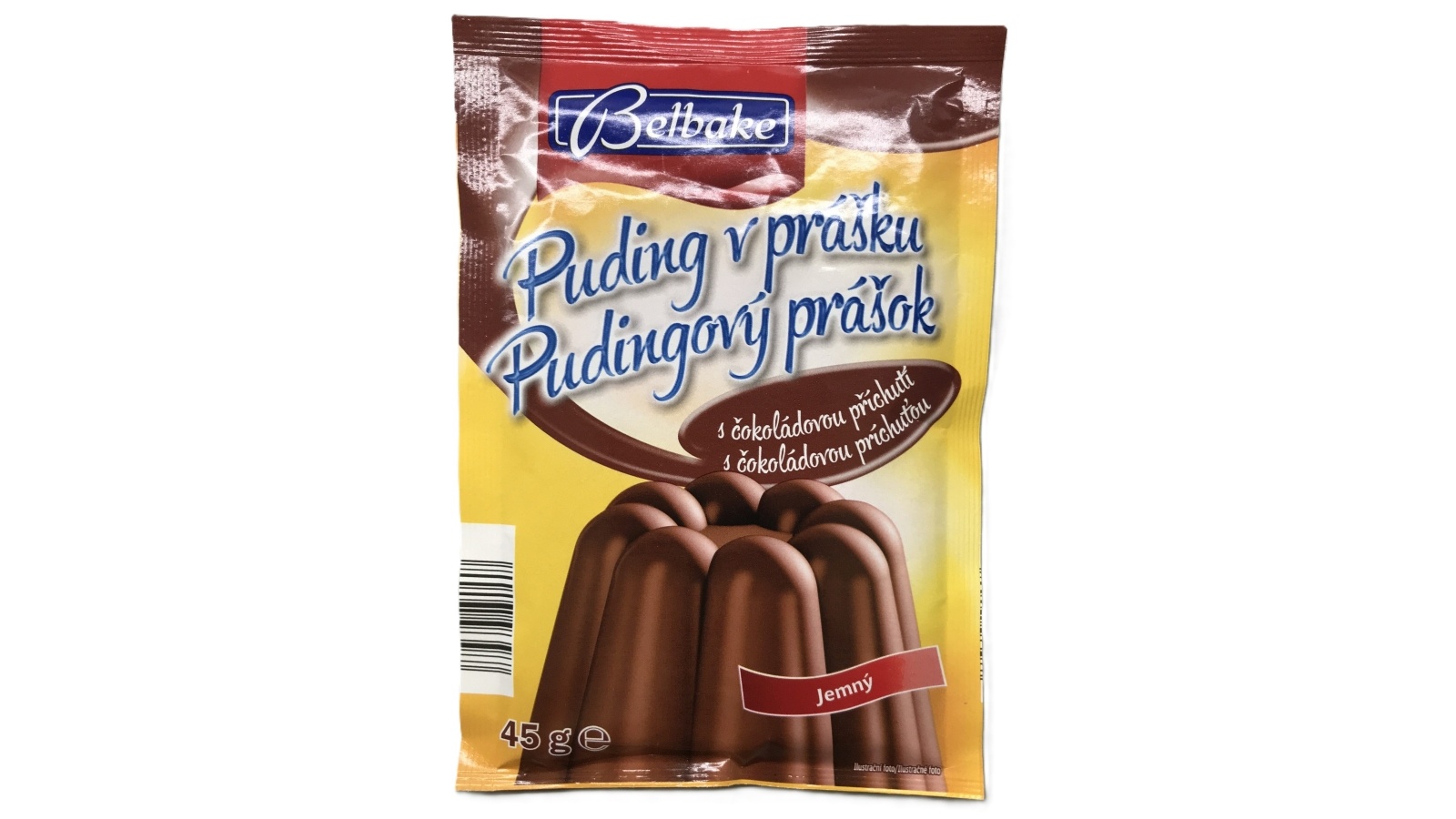 Puding BELBAKE čokolada 45g - Cenoteka