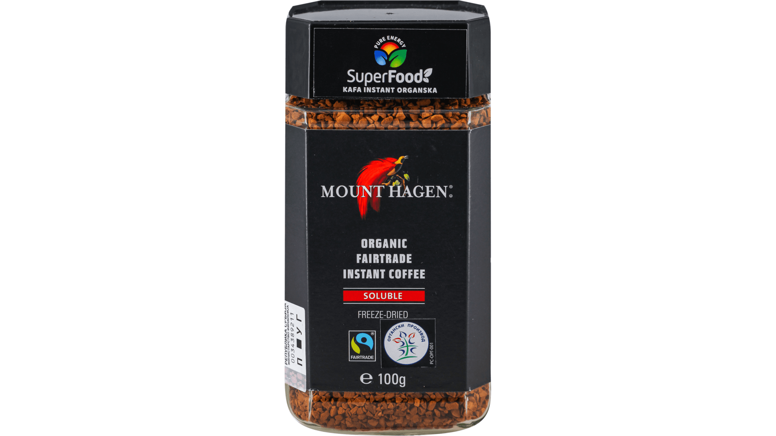 SUPERFOOD Mount hagen instant kafa organska 100g - Cene i Akcije