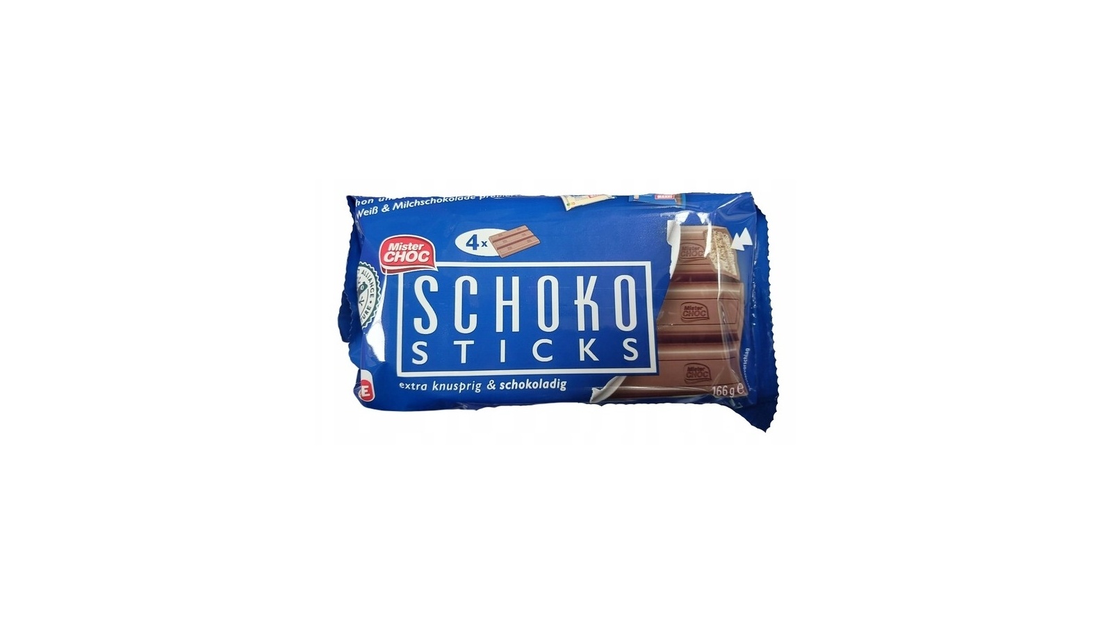 Čokoladica MISTER CHOC Schoko sticks 166g - Cenoteka