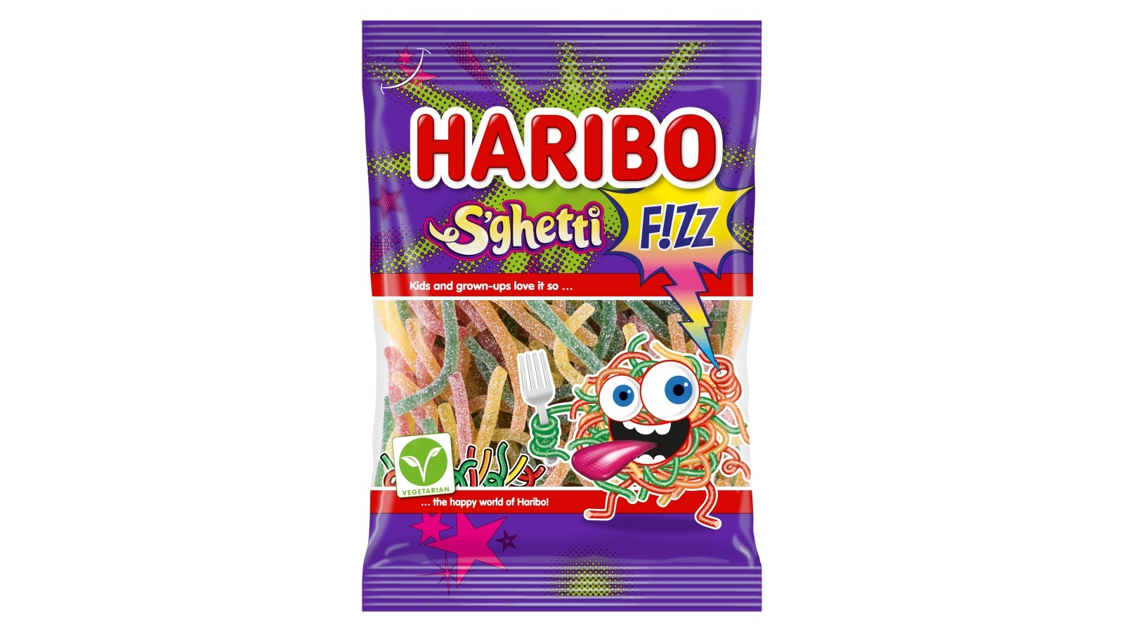 Gumene bombone HARIBO spaghetti fizz 85g - Cene i Akcije