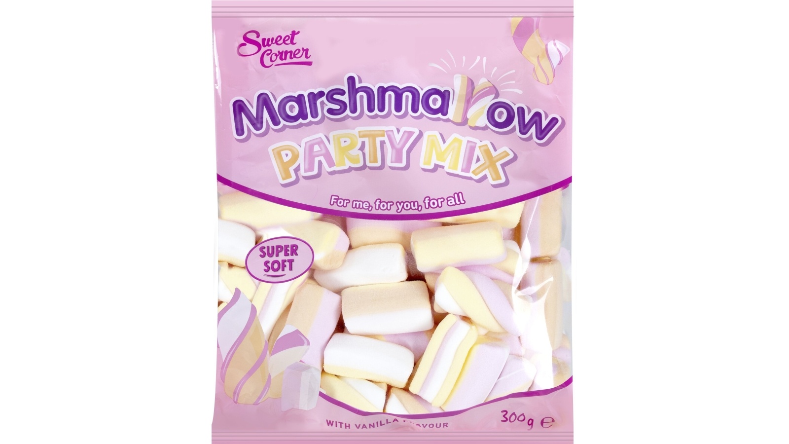 Gumene bombone SWEET CORNER marshmallow mix 300g - Cene i Akcije