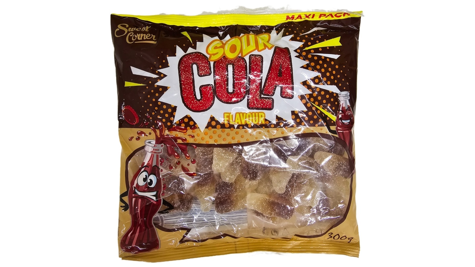 Gumene bombone SWEET CORNER Sour cola 300g - Cenoteka