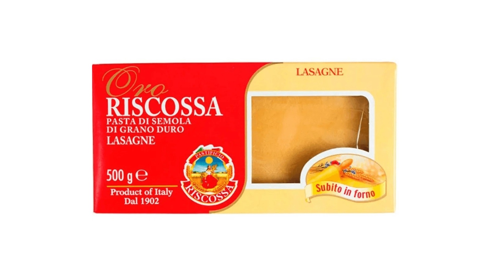 RISCOSSA Lasagne 500g - Cenoteka