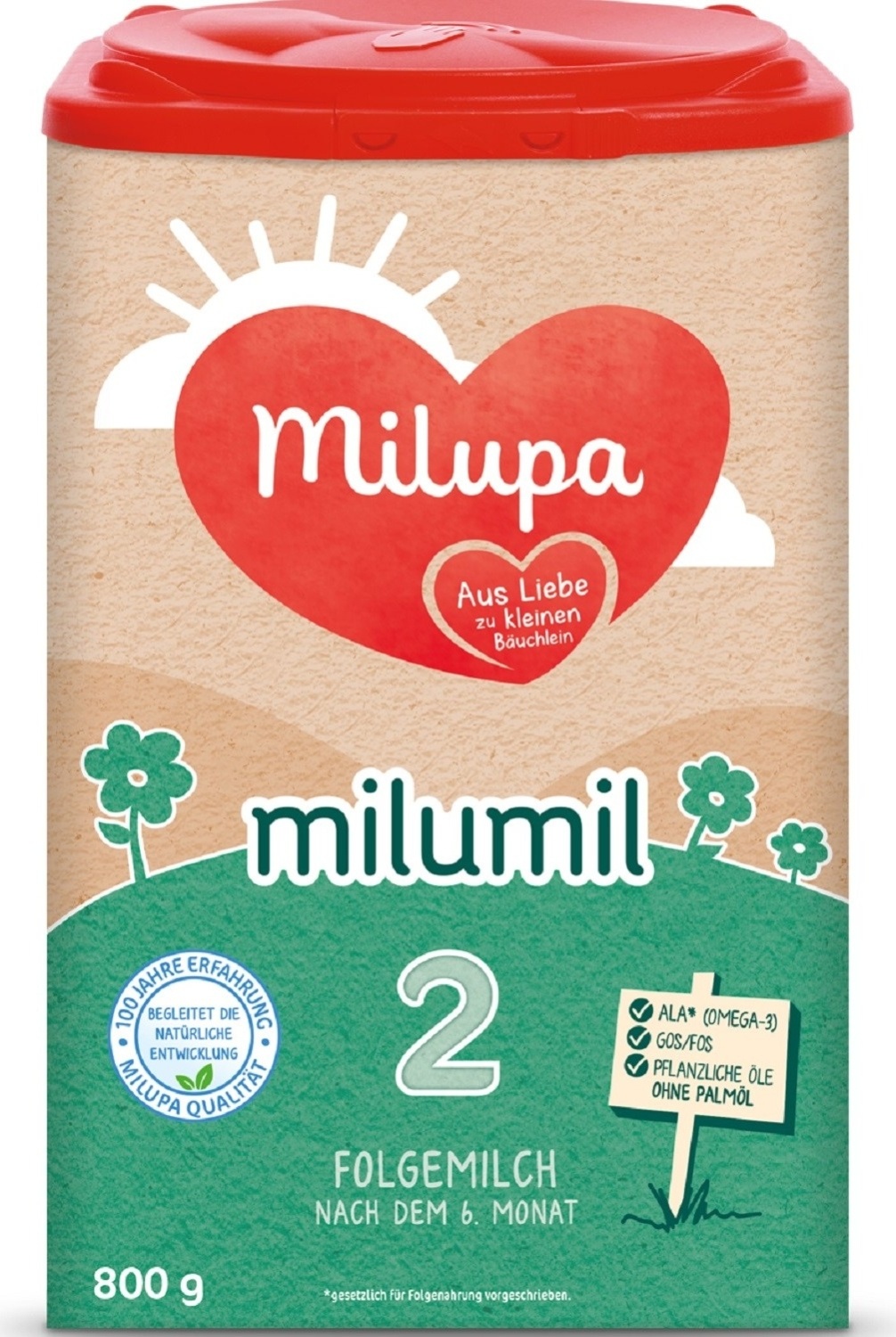 Zamensko mleko MILUPA Milumil 2 800g - Cenoteka