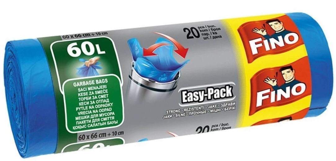 FINO kese za smeće easy pack 60l 20kom - Cenoteka