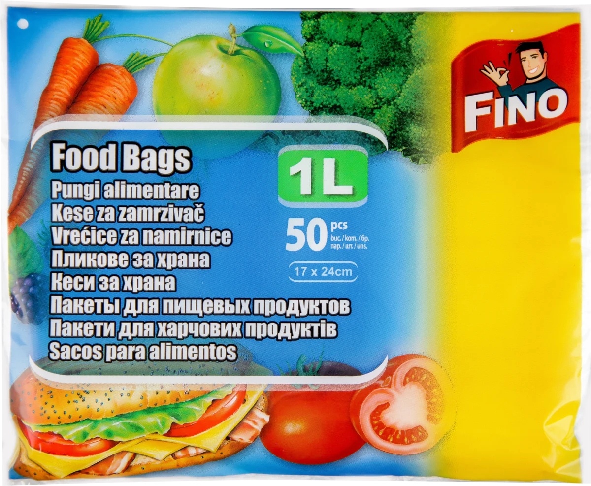 FINO kese za zamrzivač 1l 50kom - Cenoteka