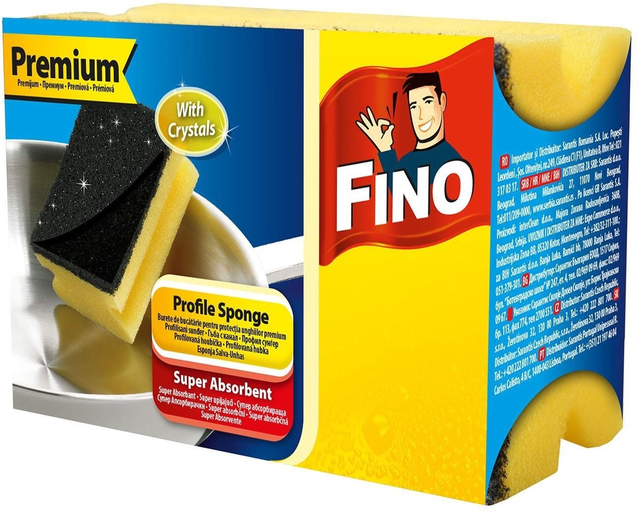 FINO sunđer profilisani 1kom - Cenoteka