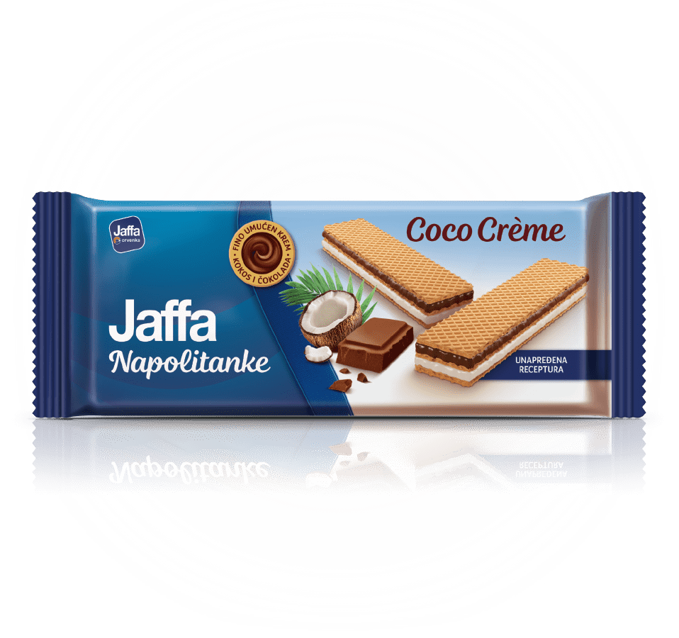 Napolitanka JAFFA kokos krem 160g - Cenoteka