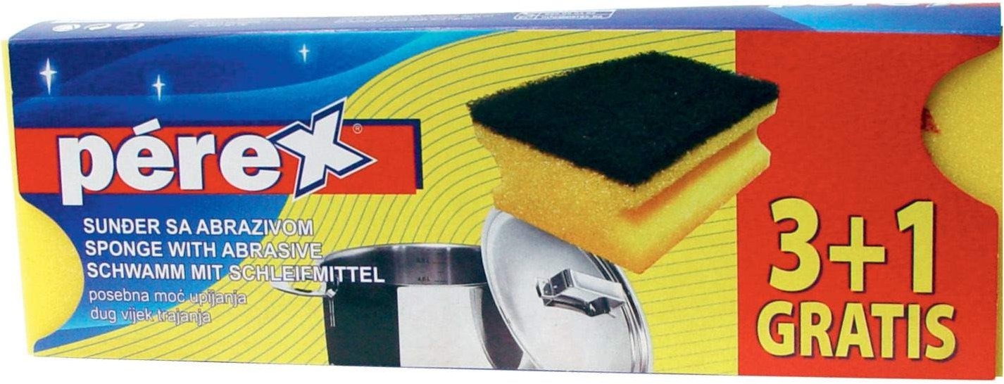 PEREX sunđer abrazivni 3+1kom - Cenoteka