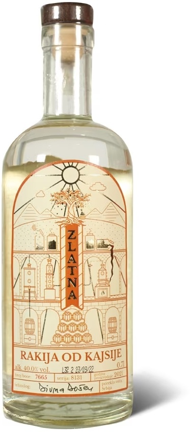 Rakija ZLATNA kajsija 0,7l - Cenoteka