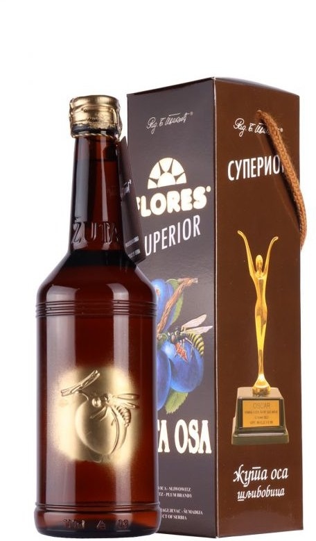 Rakija ŽUTA OSA Superior šljiva 0,7l - Cenoteka