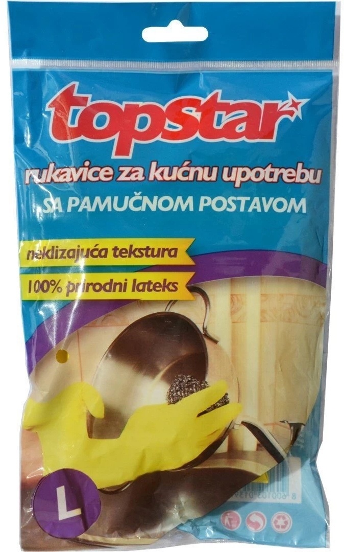TOP STAR gumene rukavice L 1kom - Cenoteka