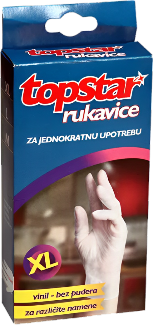 TOP STAR univerzalne rukavice XL 10kom - Cenoteka