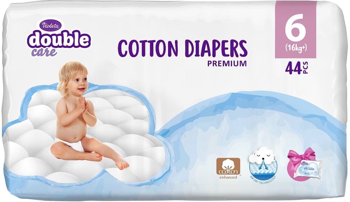 VIOLETA pelene Air dry DC junior 6 44kom - Cenoteka