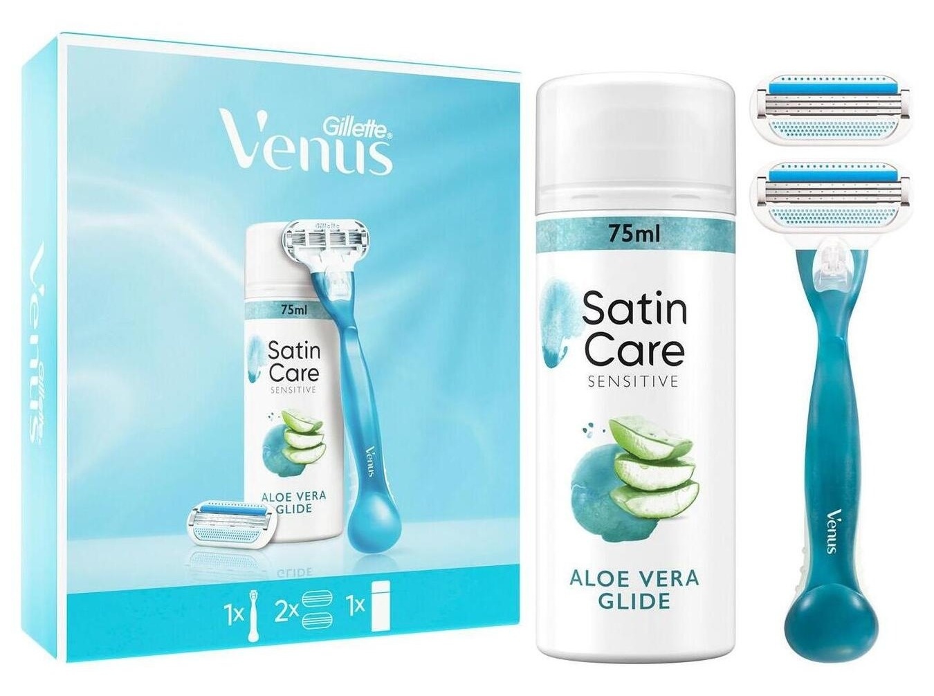 GILLETTE Venus set (brijač sa dve dopune i gel za brijanje) - Cenoteka