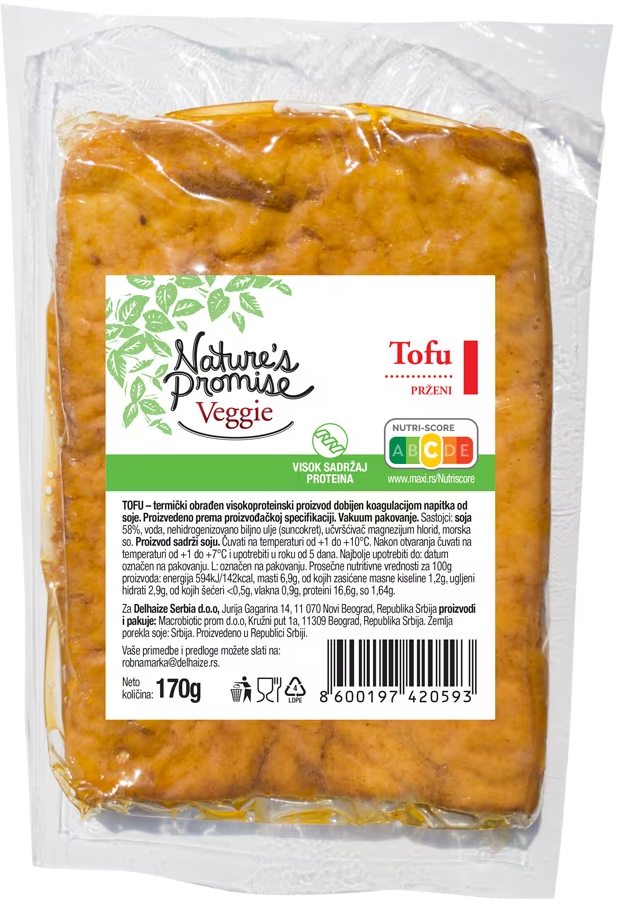 Nature's Promise prženi tofu sir 170g - Cenoteka
