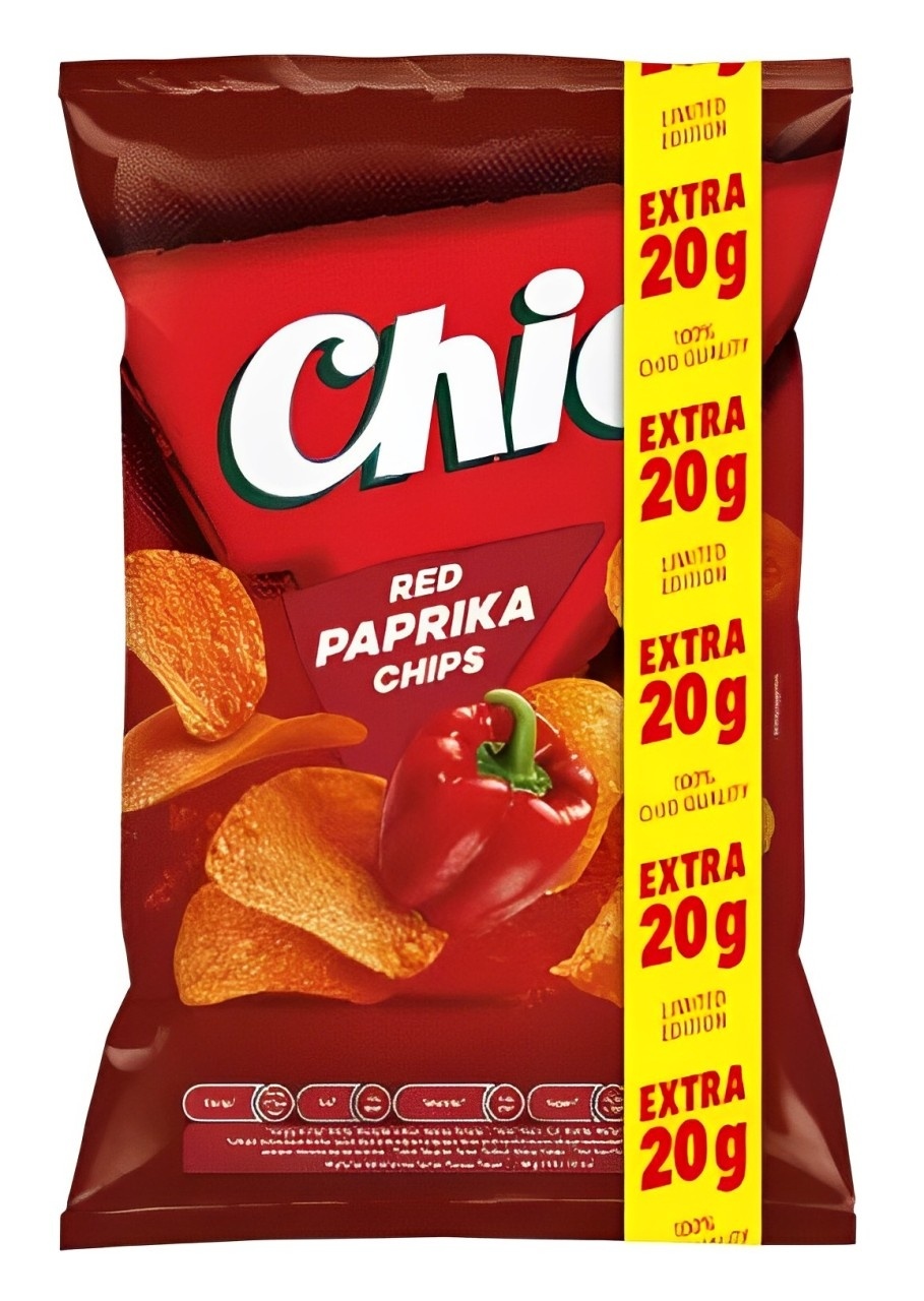 Čips CHIO red paprika 140g + 20g gratis - Cenoteka