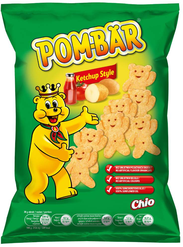 Flips CHIO Pom-bar ketchup 50g - Cenoteka