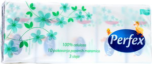 Papirne maramice PERFEX 3 sloja 10kom - Cenoteka